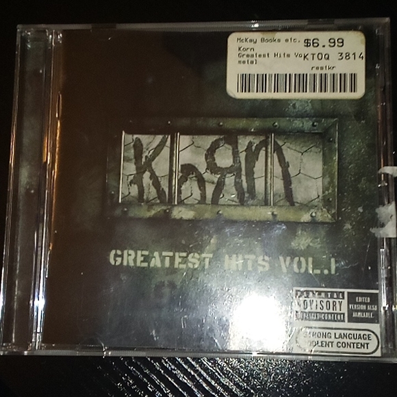 Media | Korn Greatest Hits Volume One Cd | Poshmark